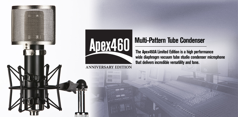 Apex 460ATube Mic Condenser Anniversary Edition Black: Canadian Online ...
