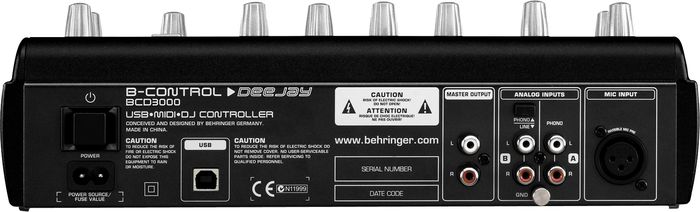 Behringer BCD3000 USB DJ Mixer/Controller* works with Mac or Windows 7 ...