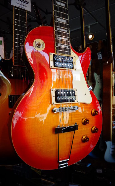 Used 1999 Epiphone Les Paul XII 12 String Electric in Cherry Sunburst: Canadian Online Music ...