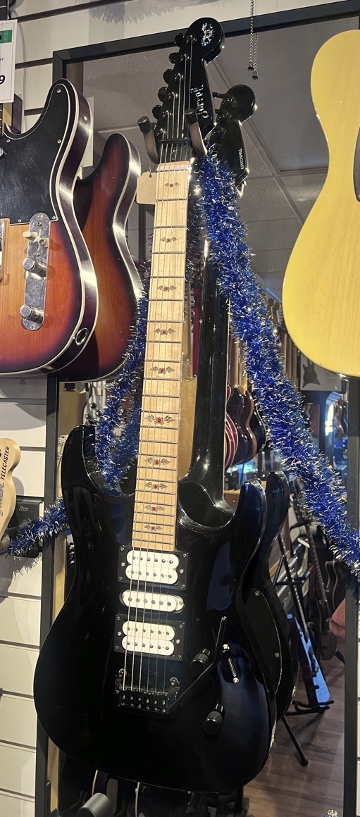 USED Jarrell JJPRN Super Strat Style Electric guitar Black: Canadian ...