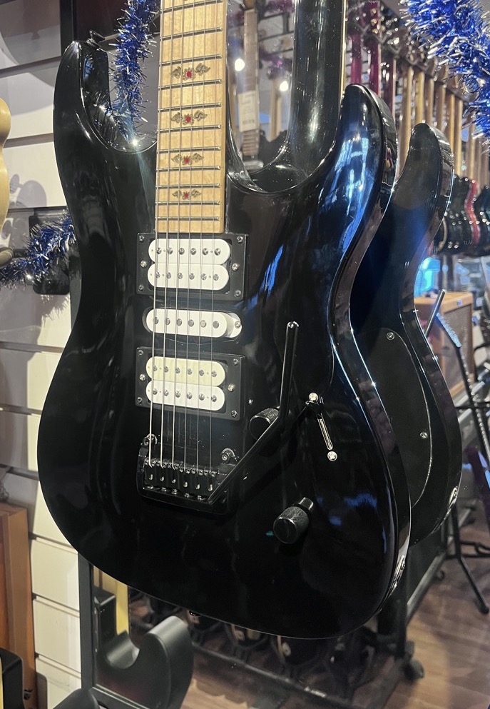 USED Jarrell JJPRN Super Strat Style Electric guitar Black: Canadian ...